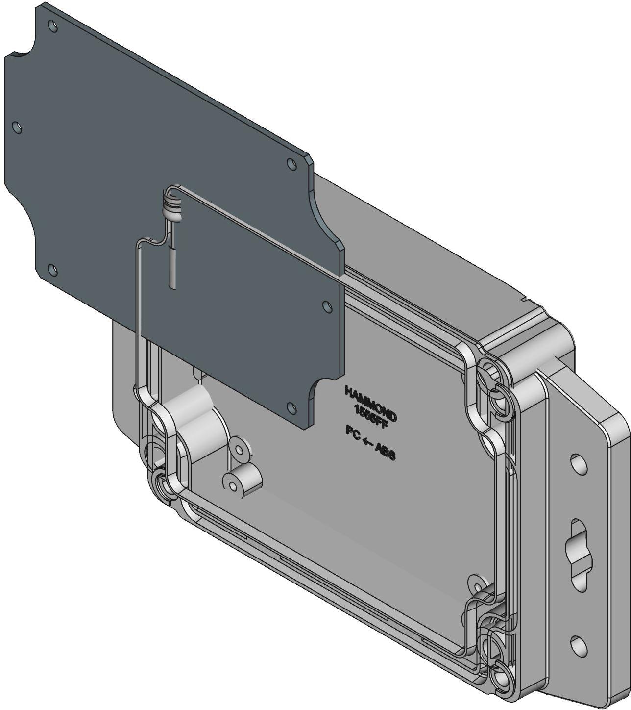 1555C2F42GY by Hammond Manufacturing | Boxes, Enclosures and Racks ...