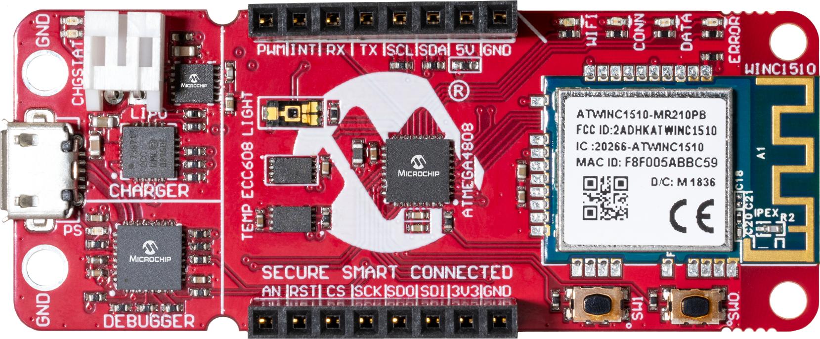 EV15R70A | AVR-IoT WA Development Board
