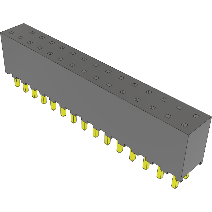 SQT-115-01-L-D-030 by Samtec | Connector Headers and PCB Receptacles ...
