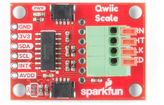 Qwiic Scale | NAU7802 | SEN-15242 by SparkFun Electronics | Arrow Electronics